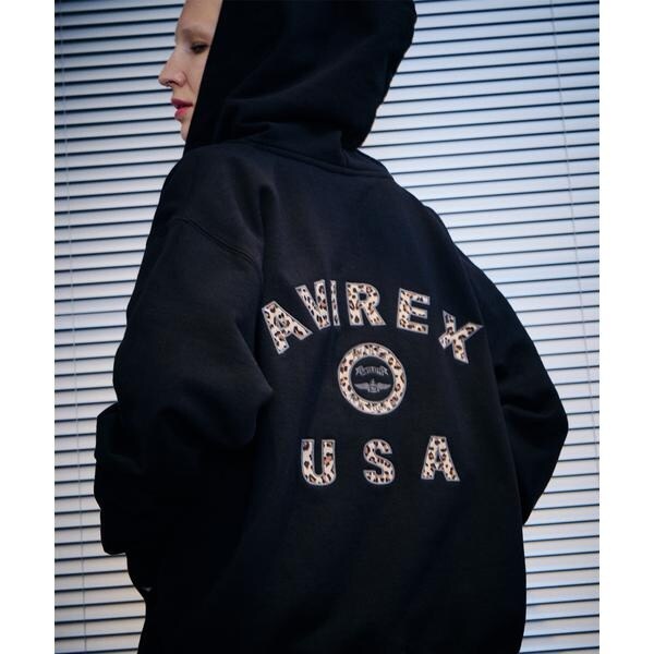 アヴィレックス（AVIREX）/《取扱店限定アイテム》LEOPARD VARSITY LOGO PARKA