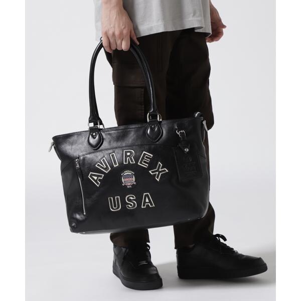 アヴィレックス（AVIREX）/VARSITY BULTO LIMITRD EDITION 2WAY TOTE BAG ／ AVX5