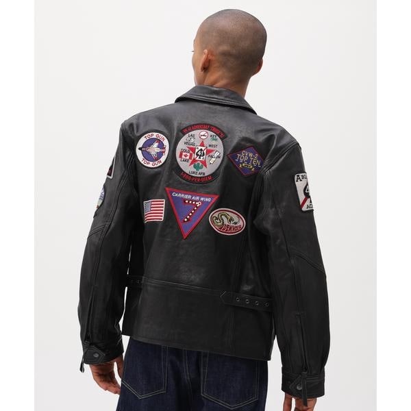 【NEW】アヴィレックス（AVIREX）/ANJ4 JACKET BLACK ACES