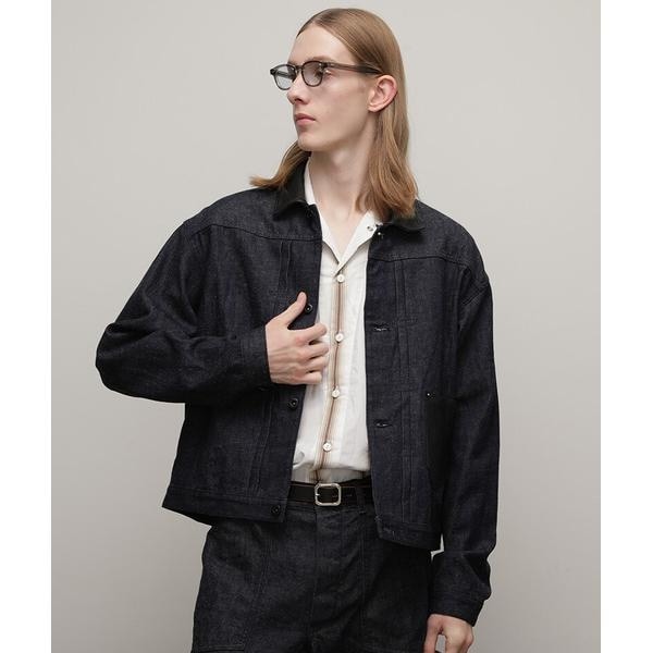 ショット（Schott）/DENIM LEATHER COMBI G−JACKET ”BULKY”／デニム レザーコンビ Gジ