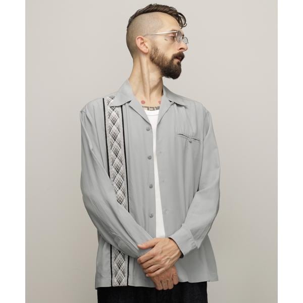 ショット（Schott）/BRAID LYOCELL LS SHIRT／ブレイド リヨセル ロングスリーブシャツ