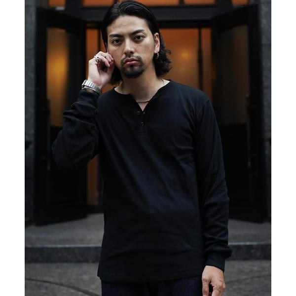 ショット（Schott）/2PACK LS HENLEY NECK T−SHIRT／2パック ヘンリーネック ロンT