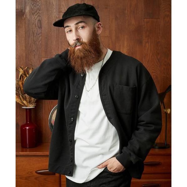 ショット（Schott）/FADE SWEAT CARDIGAN／フェードスウェット カーディガン