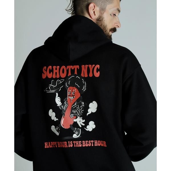ショット（Schott）/HOODED SWEAT AMERICAN BOY／アメリカンボーイ パーカー