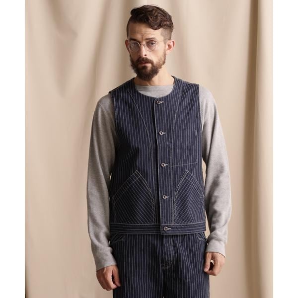 ショット（Schott）/OLD HICKORY DENIM VEST／オールドヒッコリーデニムベスト