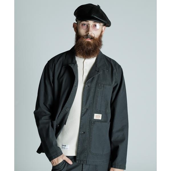 ショット（Schott）/BACK SATIN COVERALL／バックサテン カバーオール