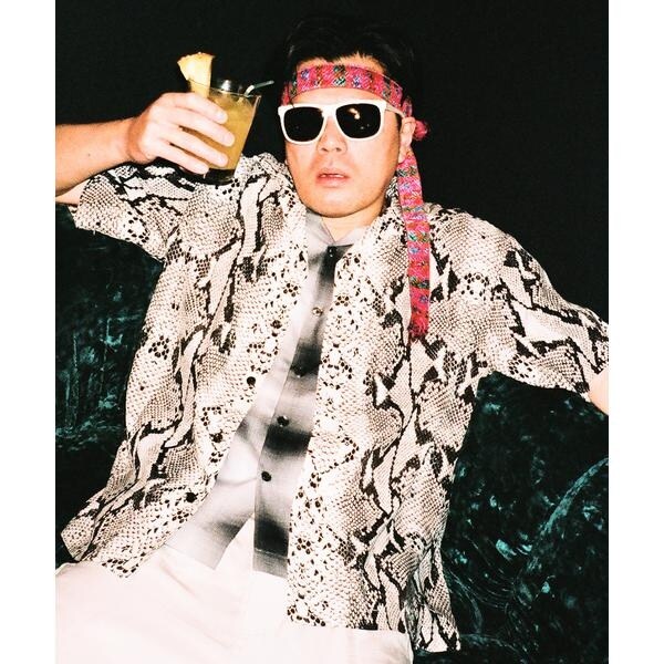 ショット（Schott）/RAYON SHIRT PYTHON／レーヨンシャツ パイソン