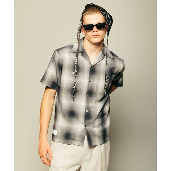 ショット（Schott）/OMBRE SS SHIRT／オンブレ SSシャツ
