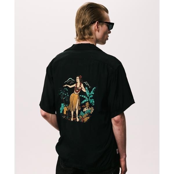 ショット（Schott）/×PJ／×パイナップルジュース／RAYON SHIRT BEACH／レーヨンシャツ ビーチ