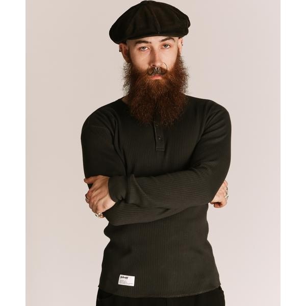 ショット（Schott）/ARMY RIB HENLEY LS T−SHIRT／アーミリブヘンリーLS Tシャツ