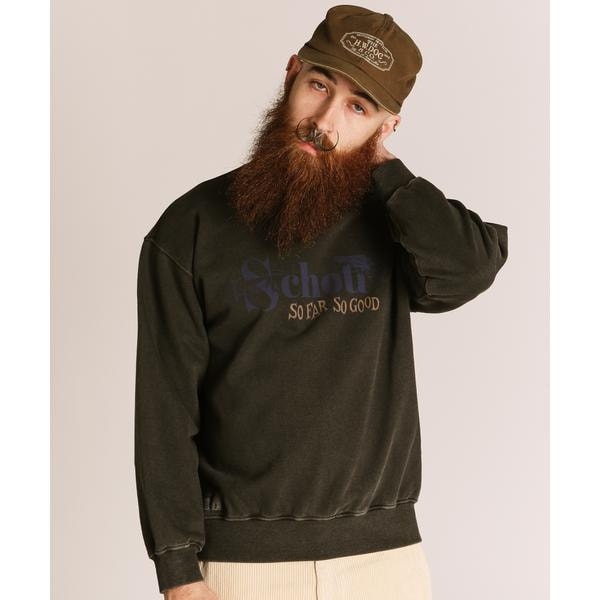 ショット（Schott）/PIGMENT SO FAR SO GOOD CREW SWEAT／スウェット