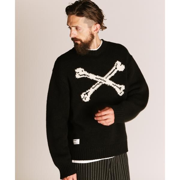 ショット（Schott）/CROSS BONE KNIT／クロスボーン ニット
