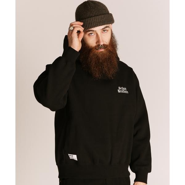 ショット（Schott）/B．S．HOODED SWEAT／ブラックシープ スウェット パーカー