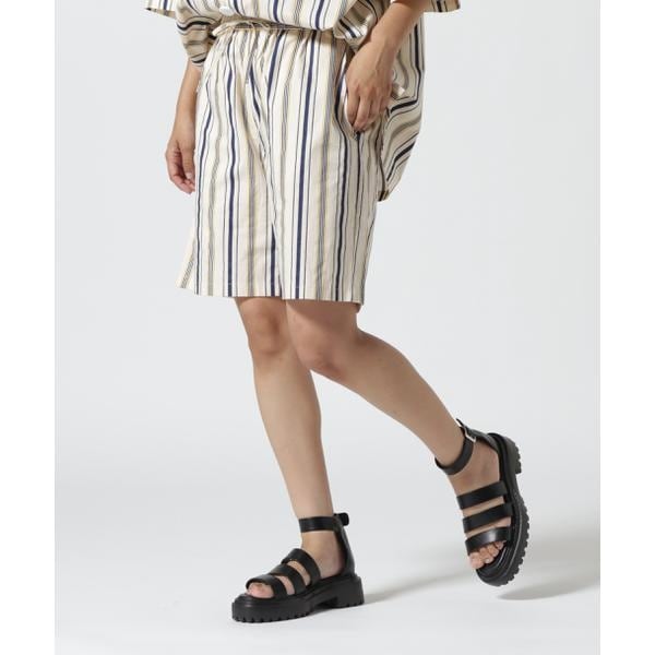 エルエイチピー（LHP）/neuron／にゅうろん／ストライプハーフパンツ