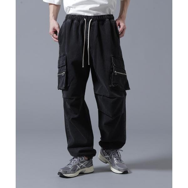 エルエイチピー（LHP）/DankeSchon／ダンケシェーン／DENIM ZIP−POCKET CARGO PANTS
