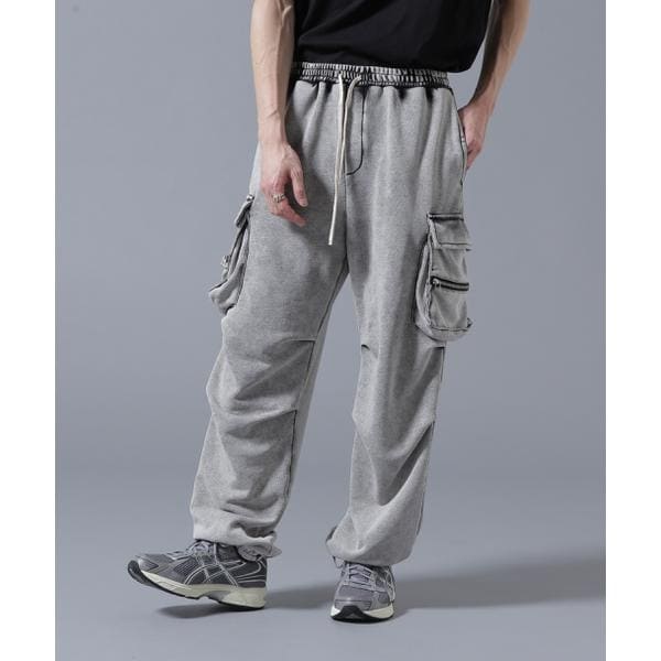エルエイチピー（LHP）/DankeSchon／ダンケシェーン／SWEAT W−POCKET CARGO PANTS