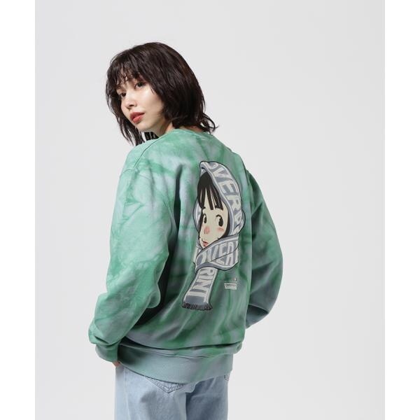エルエイチピー（LHP）/overprint／オーバープリント／TIE DYE SCARF SWEAT SHIRTS