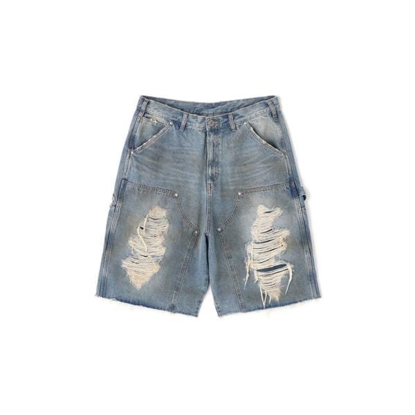 エルエイチピー（LHP）/WHITELAND／ホワイトランド／DENIM DOUBLE KNEE SHORT PANT