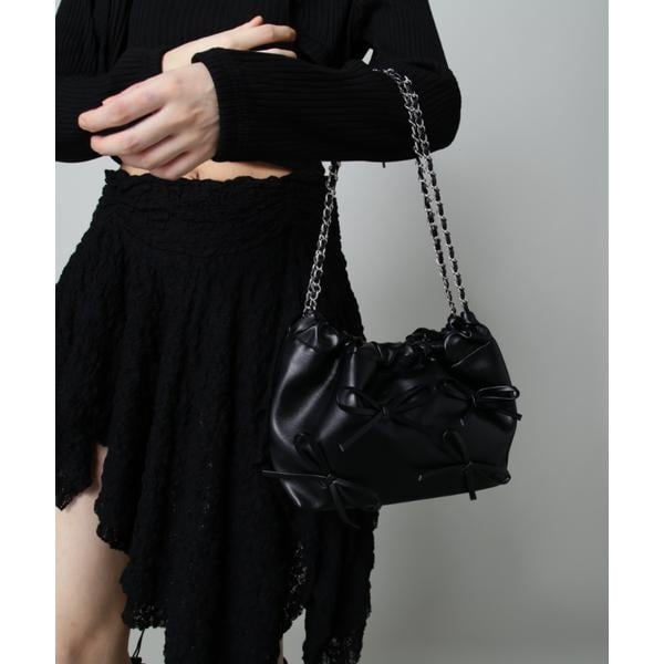 エルエイチピー（LHP）/SIS／エスアイエス／リボンチェーンバッグ