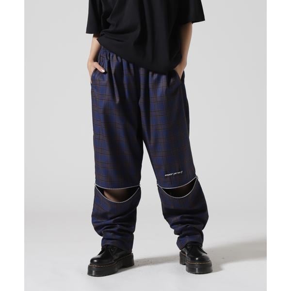 エルエイチピー（LHP）/overprint／オーバープリント／SATAN KNEE ZIP PANTS