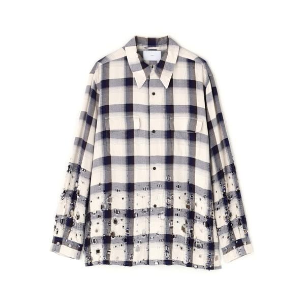 エルエイチピー（LHP）/SUGARHILL／シュガーヒル／OMBRE DESTROYED SHIRT