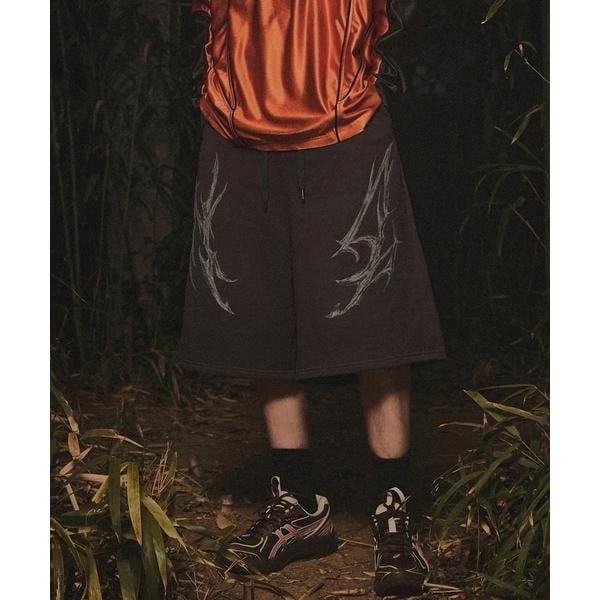 エルエイチピー（LHP）/NOT4NERD／ノットフォーナード／TRIBAL BERMUDA SWEAT SHORTS