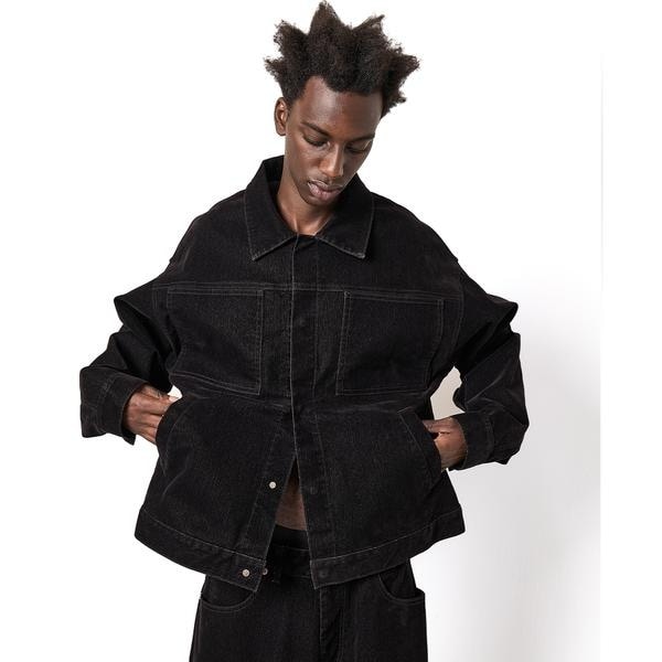 エルエイチピー（LHP）/DankeSchon／ダンケシェーン／FLOCKY DENIM SHORT JACKET