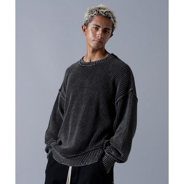 エルエイチピー（LHP）/DankeSchon／ダンケシェーン／PIGMENT CHEMICAL AZE CREWNECK