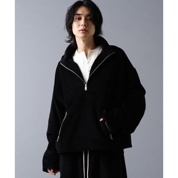 エルエイチピー（LHP）/DankeSchon／ダンケシェーン／W−FACE VELOUR HALF ZIP STAND
