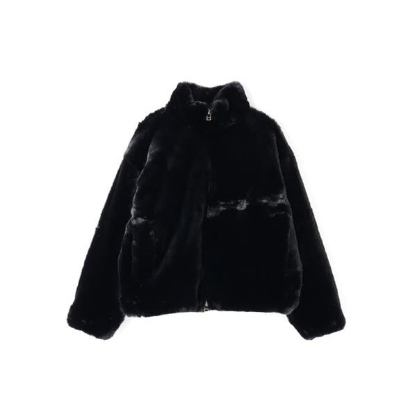 エルエイチピー（LHP）/DankeSchon／ダンケシェーン／ECO FUR STAND BLOUSON BLACK