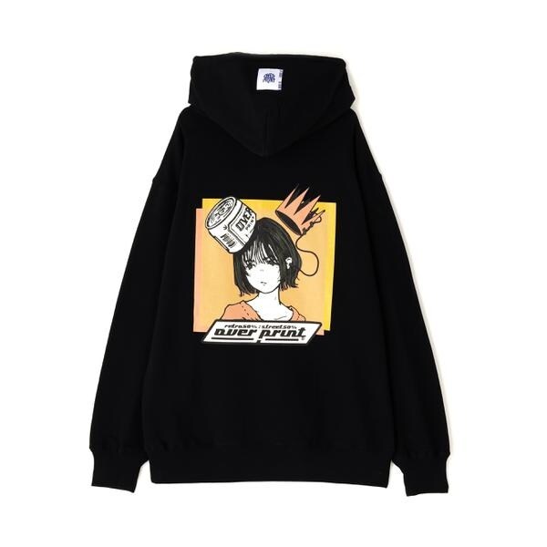 エルエイチピー（LHP）/overprint／オーバープリント／MIX COLORS HOODIE