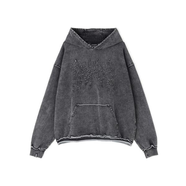 エルエイチピー（LHP）/NOT4NERD／ノットフォーナード／OFFSHOOT LOGO DENIM HOODIE