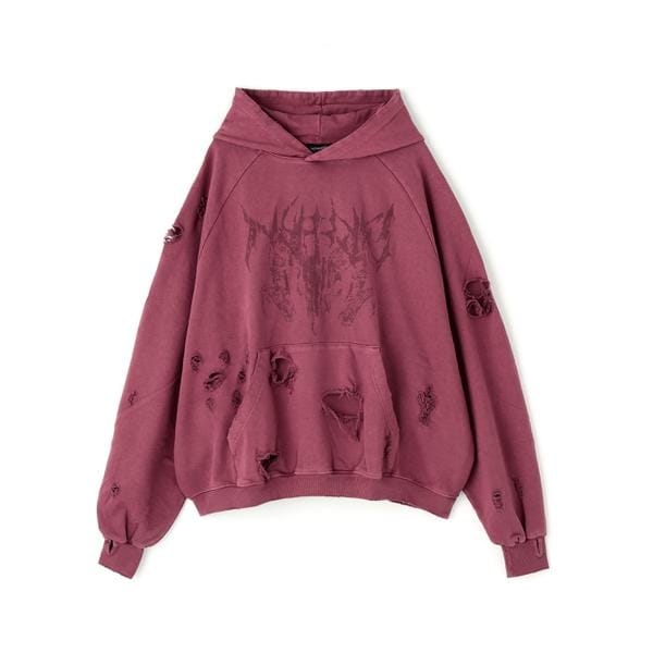 エルエイチピー（LHP）/NOT4NERD／ノットフォーナード／DESTROYED PIGMENT GOAT PULLOVER