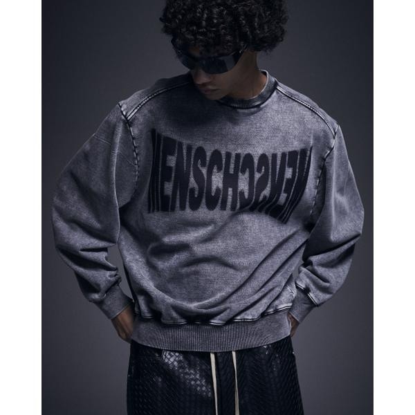 エルエイチピー（LHP）/DankeSchon／ダンケシェーン／CHEMICAL SWEAT CREWNECK
