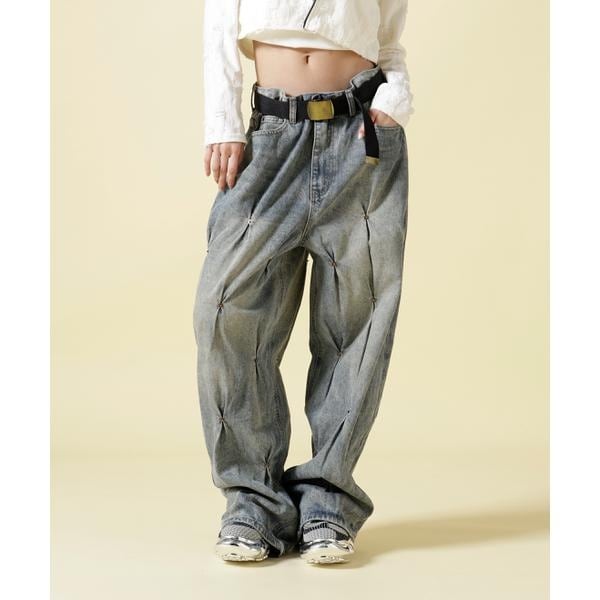 【NEW】エルエイチピー（LHP）/SIS／エスアイエス／Rivet Denim Pants