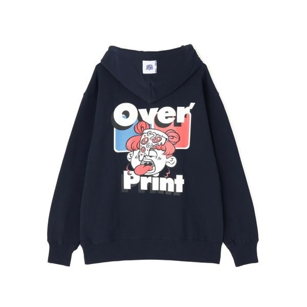 【NEW】エルエイチピー（LHP）/overprint／オーバープリント／PIZZA HOODIE