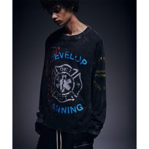 【NEW】エルエイチピー（LHP）/DankeSchon／ダンケシェーン／CHEMICAL RAGLAN LST FENTANYL