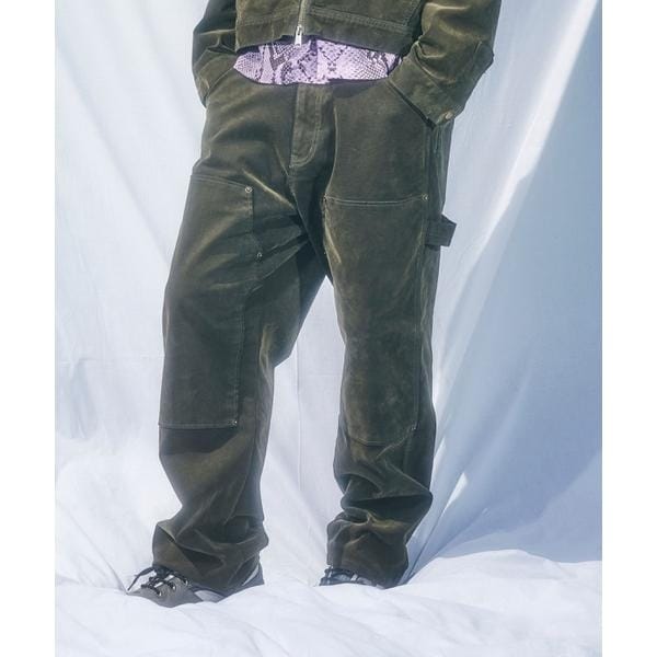 ビーバー（BEAVER）/B omnivore／ビーオムニボー  FLOCKY DENIM PANT フロッキーデニムパンツ