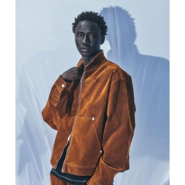 ビーバー（BEAVER）/B omnivore／ビーオムニボー  FLOCKY DENIM COVER JACKET フロッキ