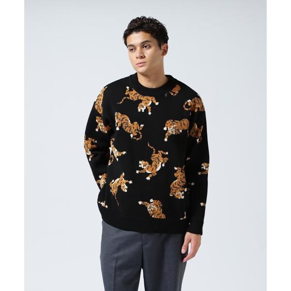 ビーバー（BEAVER）/B omnivore／ビーオムニボー　TIGER KNIT TOP