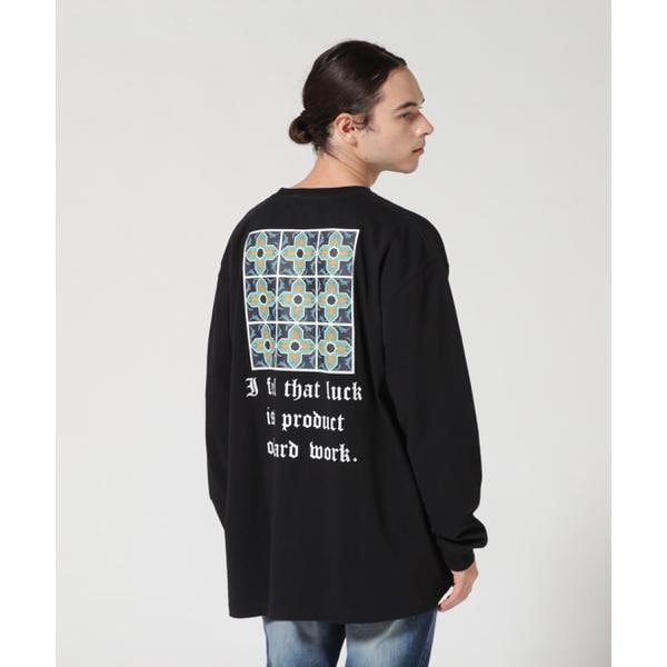 ビーセカンド（B’2nd）/ENONE エノン／Feel The Luck Print Tee フィールザラックプリントロンT