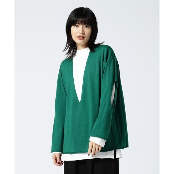 ビーセカンド（B’2nd）/DROIT BELLO(ドロイトベロ) エルボーホールデザインニット