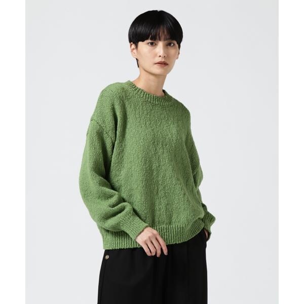 ビーセカンド（B’2nd）/Munich（ミューニック）コットンスラブニットクルーネックプルオーバー／M