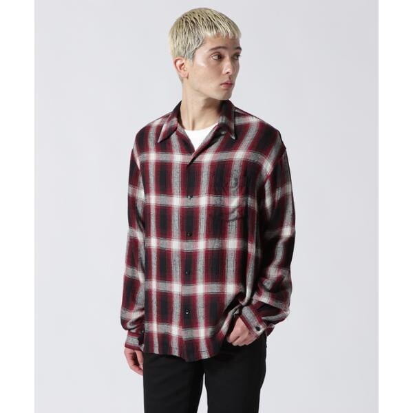 ビーセカンド（B’2nd）/MINEDENIM（マインデニム）RS．Nep Check Open Collar L／S SHの通販はau PAY マーケット - Brand Square by ...