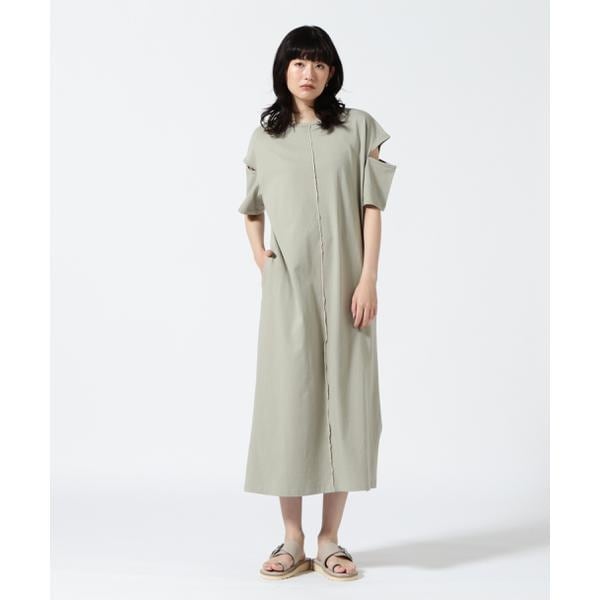 ビーセカンド（B’2nd）/DROIT BELLO(ドロイトベロ) 袖スリットカットソーワンピース