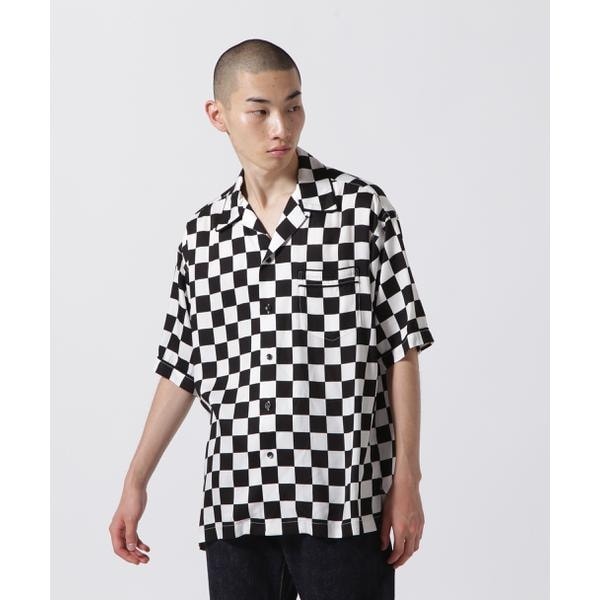 ビーセカンド（B’2nd）/MINEDENIM（マインデニム）CU．Denim Checker flag S／S Open Co