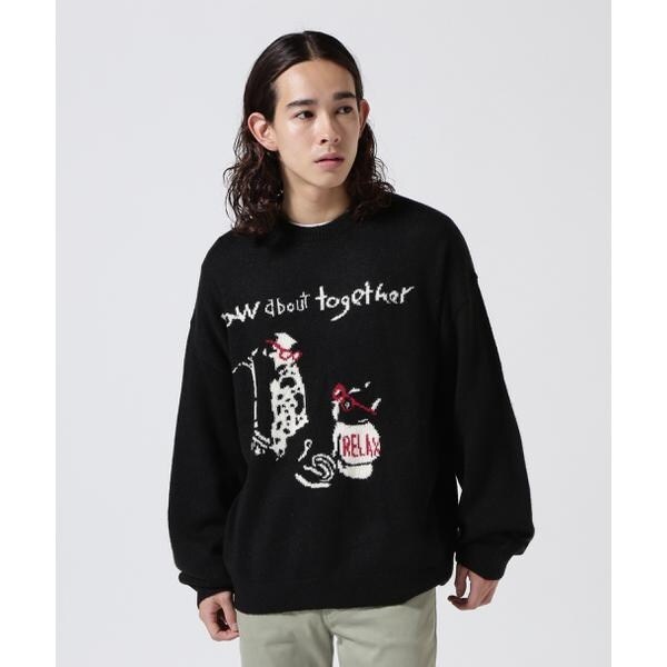 ビーセカンド（B’2nd）/REMI RELIEF(レミレリーフ)How about together 別注インターシャニット