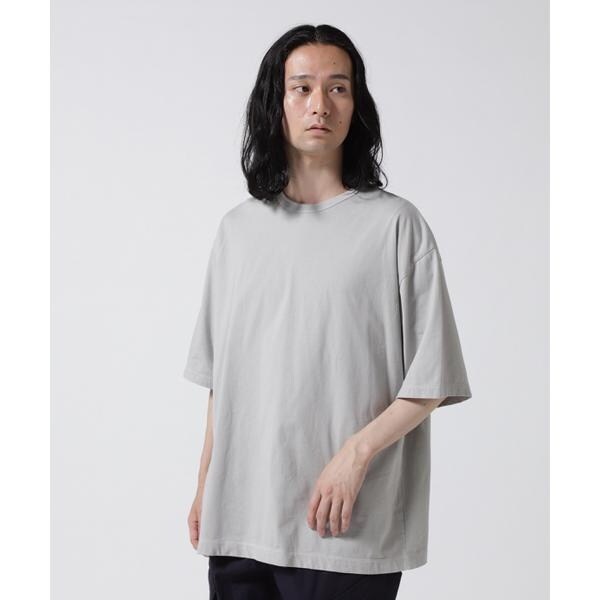 ビーセカンド（B’2nd）/ATON (エイトン) NATURAL DYED NUBUCK ／ CREWNECK T−SHIRT