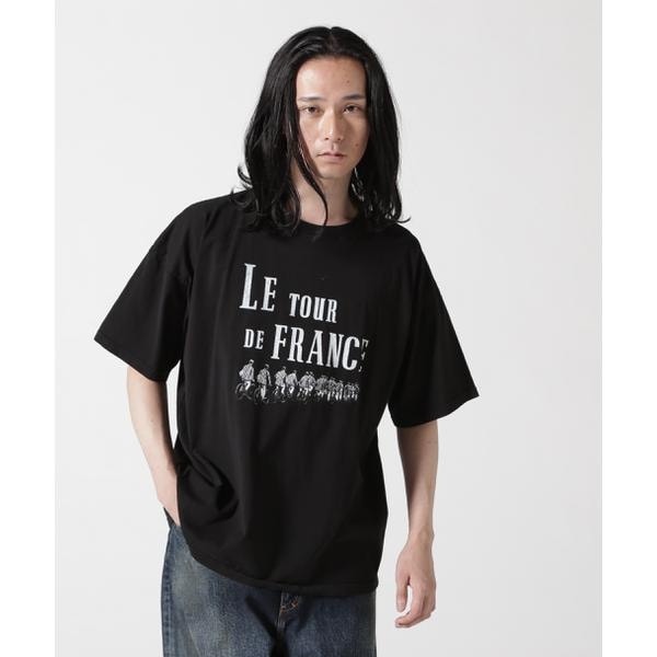 ビーセカンド（B’2nd）/REMI RELIEF(レミレリーフ) 別注製品染め 25／−天竺BIGサイズT(FRANCE)