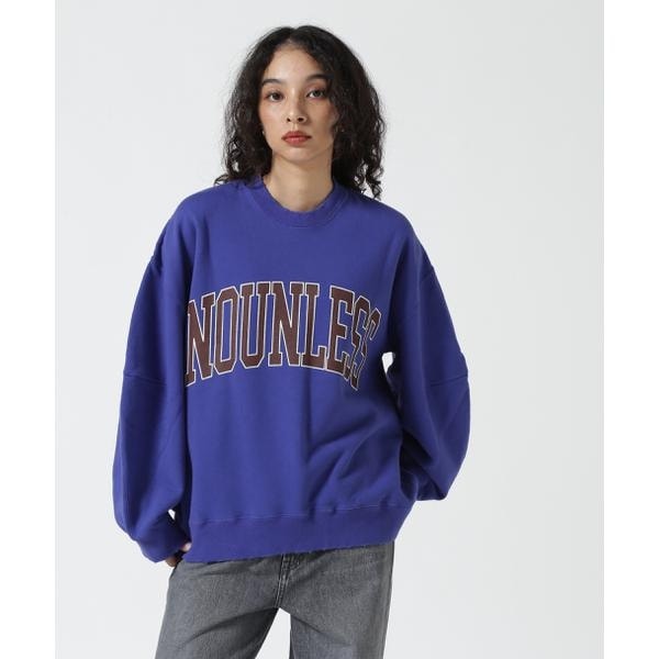 ビーセカンド（B’2nd）/NOUNLESS（ナウンレス）別注COLLEGE LOGO OVER SWEAT